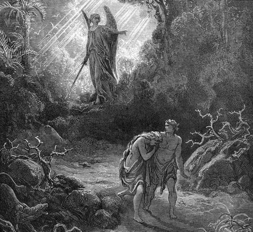 ADAM AND EVE DRIVEN FROM GARDEN